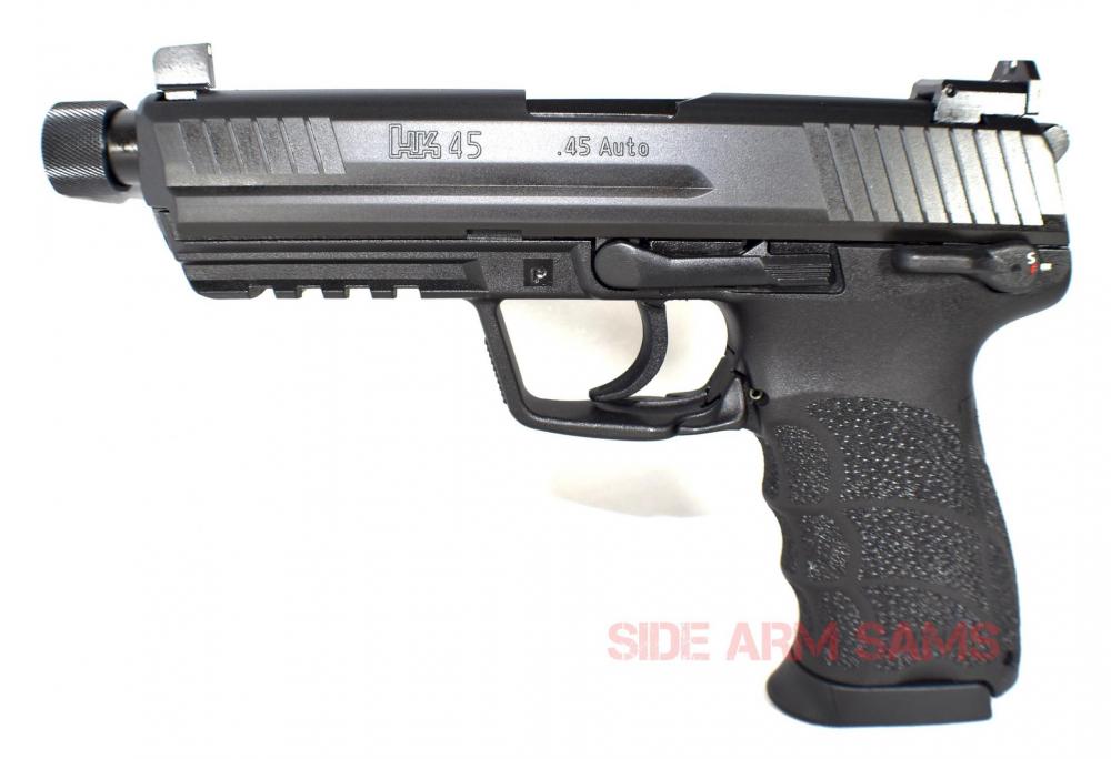 HK45T “Tactical” .45acp Threaded-Barrel Factory Night Sights | Side Arm ...