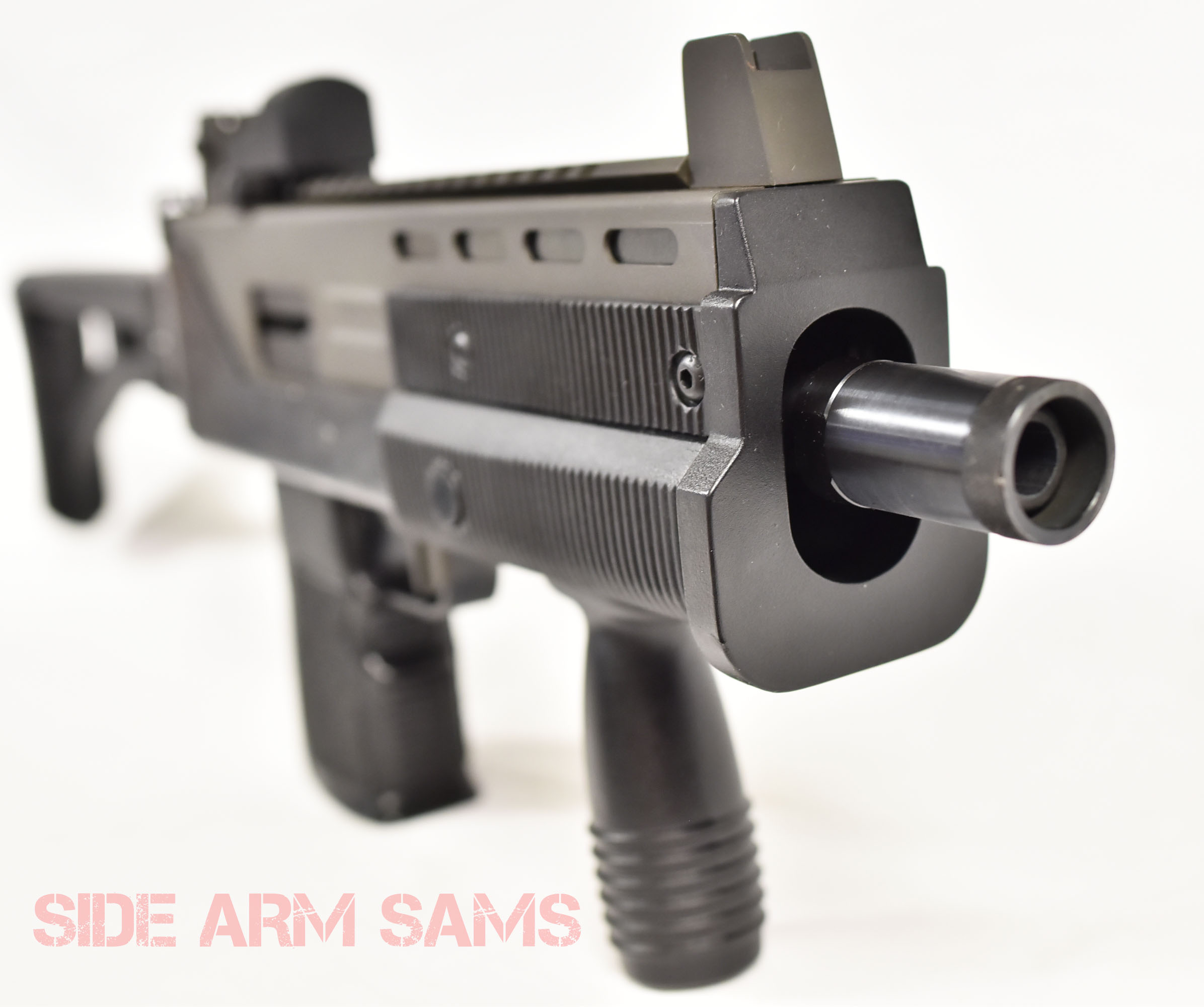 MAC-10/45 CALIBER MACHINE GUN WITH LAGE SLOW-FIRE & BOWERS SILENCER ...