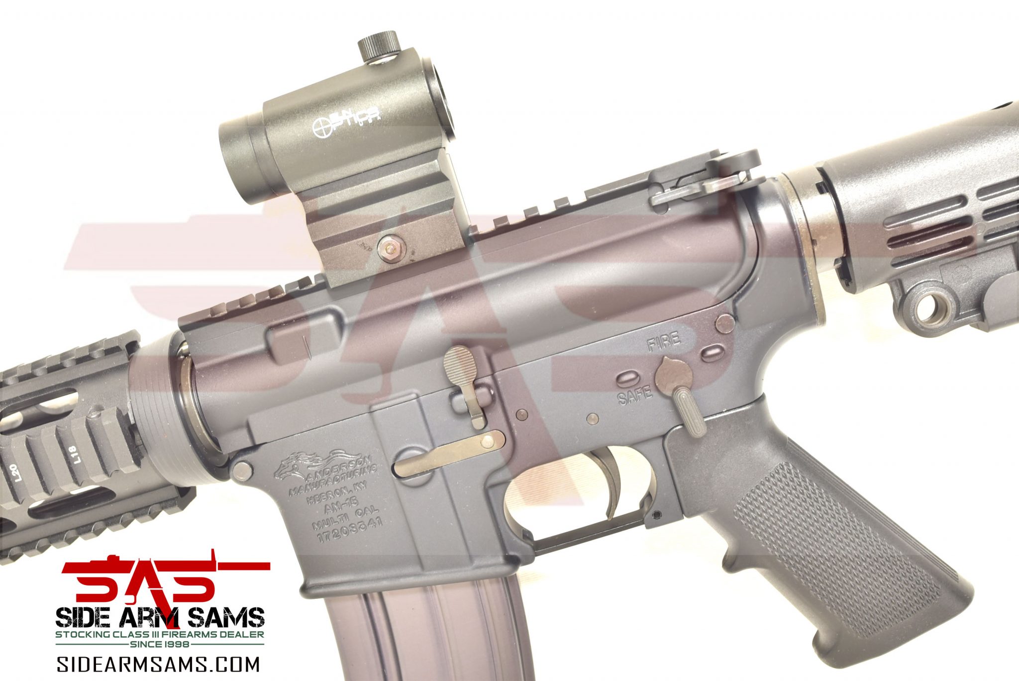 AM-15 New & Unfired 10.5″Barrel, 5.56mm, FSP, Quad Rail, M4 CAR Stock ...