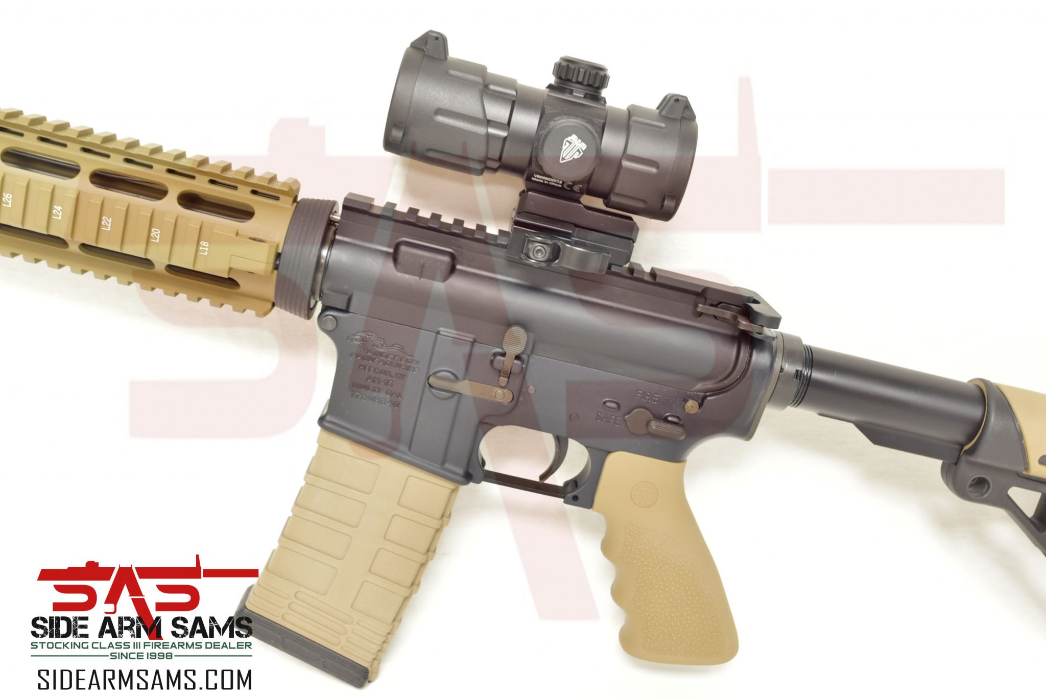 AM-15 New & Unfired 10.5″ Barrel, 5.56mm, Optics, FSP, Quad Rail, Hogue ...