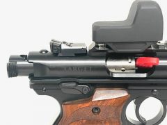 Ruger MK IV “Target Model” Integrally Suppressed Pistol w/Wood Target ...